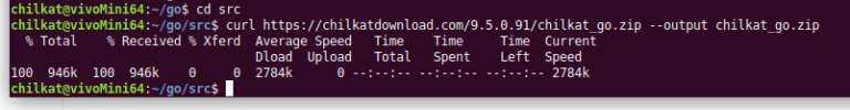 Getting Started With Chilkat Go On Ubuntu Linux Chilkat Tech Notes