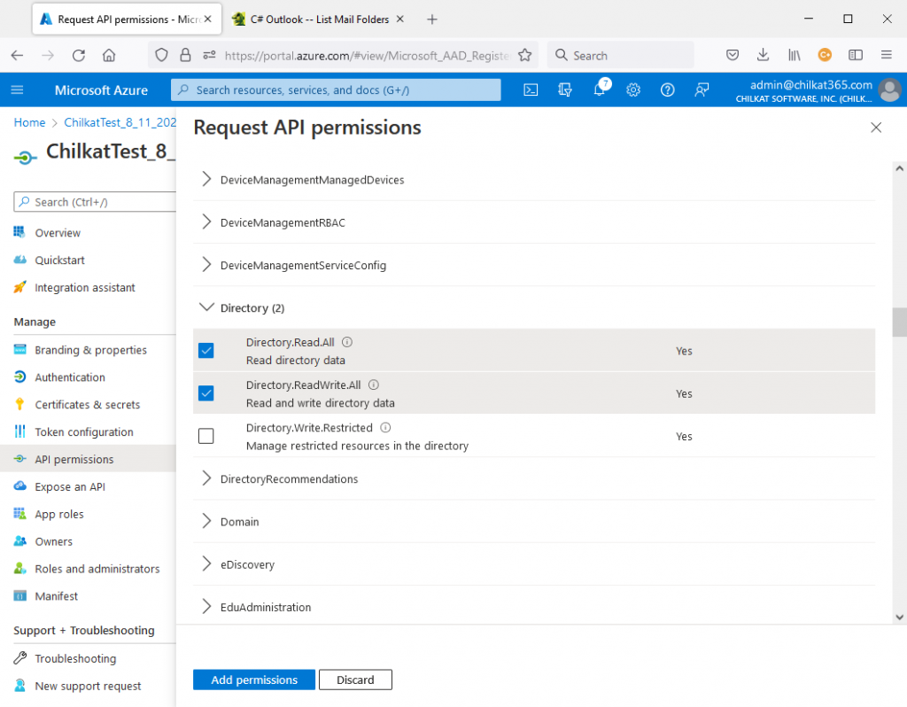 How to Create Microsoft Graph App (in Azure Portal) for Client ...