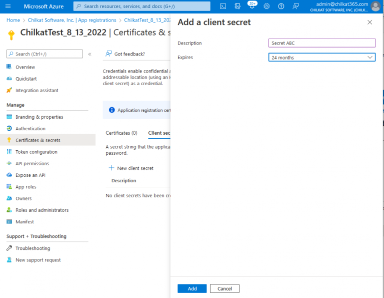 Create Azure App Registration for use with IMAP, POP3, and SMTP ...