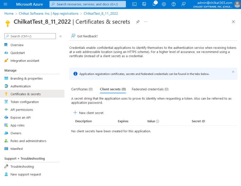 How To Create Microsoft Graph App In Azure Portal For Client Credentials Authentication
